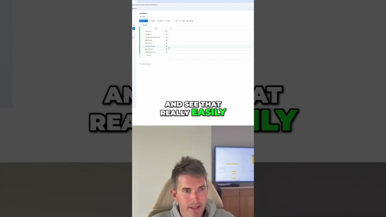 Entity Management: Workflow & Database Integration w/ monday.com