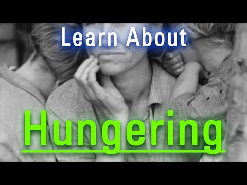 How to Say Hungering in English? | How Does Hungering Look? | What is Hungering?