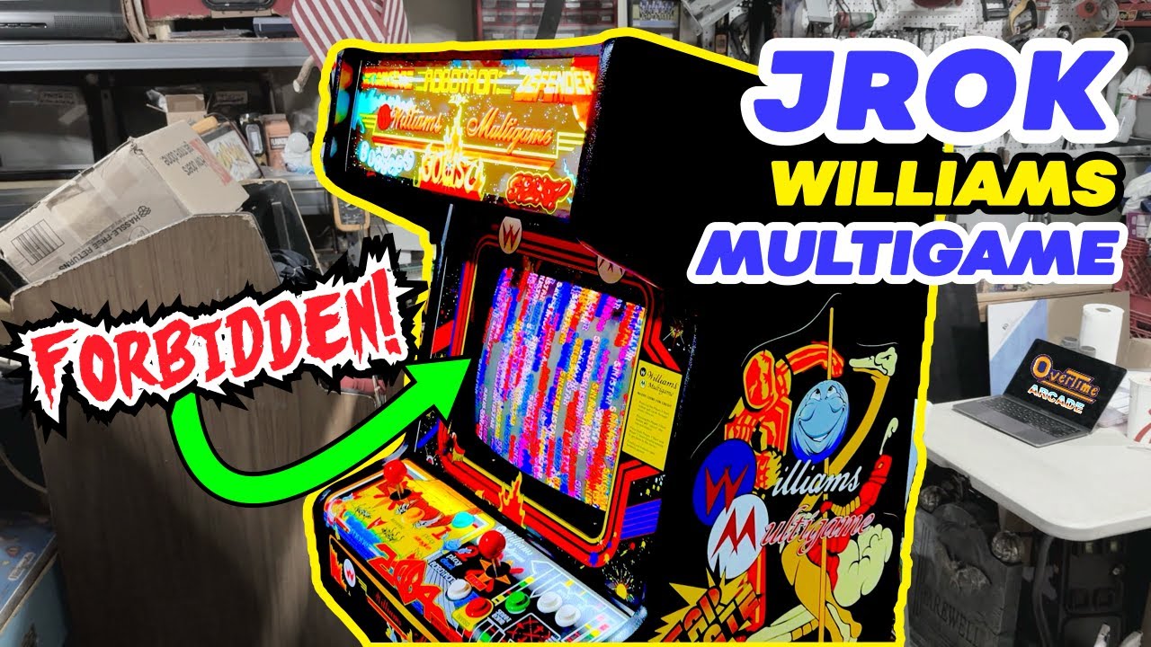 This JROK multi-Williams arcade project WENT SIDEWAYS on me! 😬 new power supply & cabinet wiring ⚡️