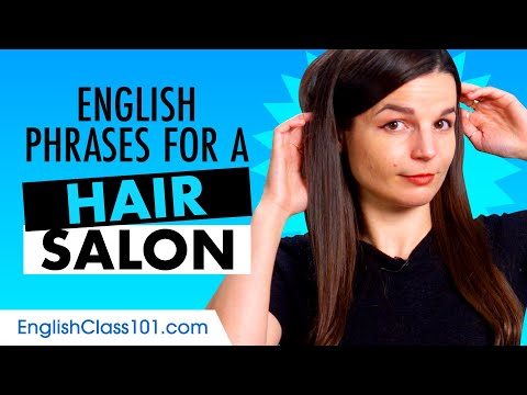 Useful English Phrases for a Hair Salon