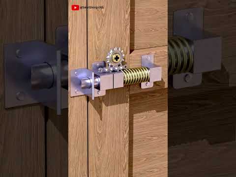 Spring lock design #design#Creative Design#diy