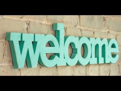 writing word " WELCOME" in 3D