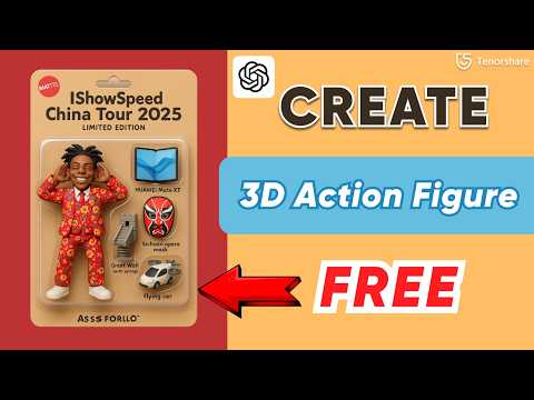 How to Create Your Own FREE 3D Action Figure with Ease! (Chatgpt Action Figure Prompt)