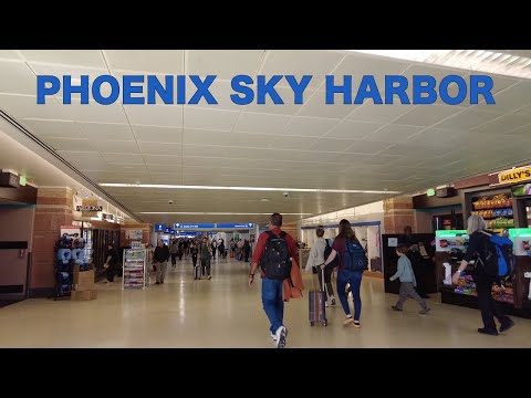Phoenix Sky Harbor Airport - Terminal 4 - Walking Tour