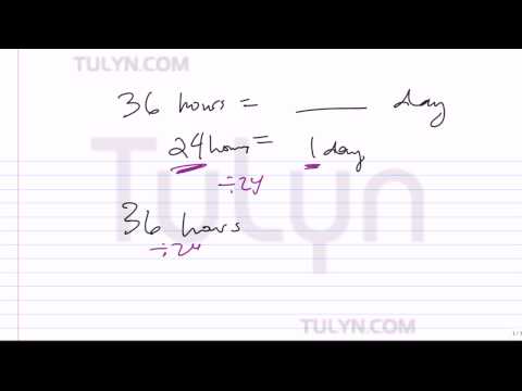 converting from hours to days