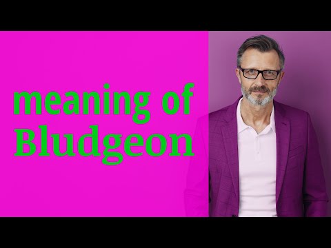 Bludgeon | Meaning of bludgeon