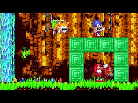 Place Minecraft blocks in Sonic 3 A.I.R.