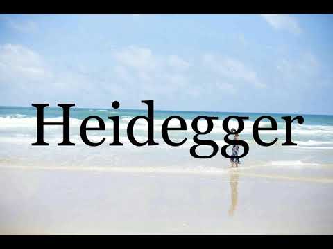 How To Pronounce Heidegger🌈🌈🌈🌈🌈🌈Pronunciation Of Heidegger