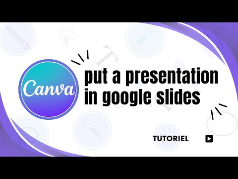 How to put a Canva presentation in Google slides