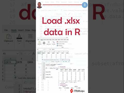 Import excel worksheet .xlsx in R #r #.xlsx #exceldata #rstudio