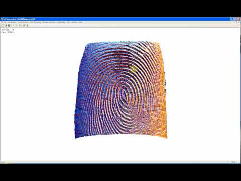 Minutiae extraction in 3D fingerprint scans