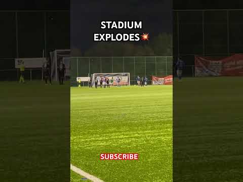 THE STADIUM EXPLODED🤯💥💣 #luxembourg #football #penalty #stadium