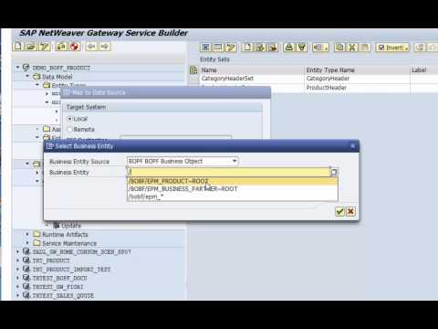 E2E: BOPF-SADL-GW-SAPUI5 – Implicit View Building (5/11)