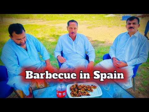 Barbecue in Spain | BBQ | Spain mein pakistani Barbecue | Barbeque equipment in Spain| Barbacoa KANG