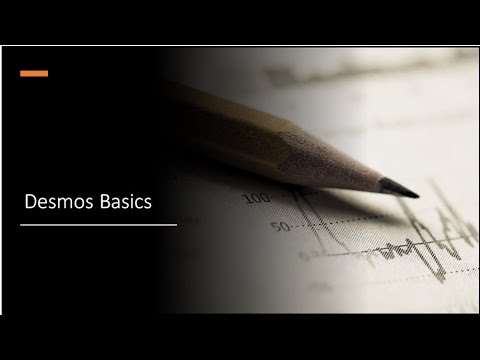 Introduction to the Desmos Graphing Calculator