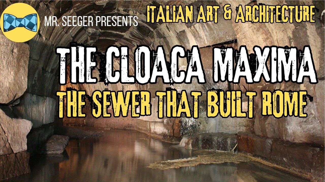 Cloaca Maxima, the sewer that built Rome // Italian Art & Architecture