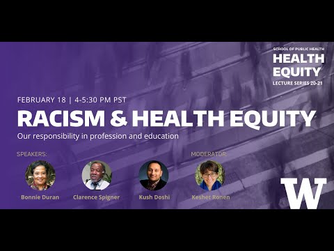 Health Equity Lecture Series: Racism & Health Equity