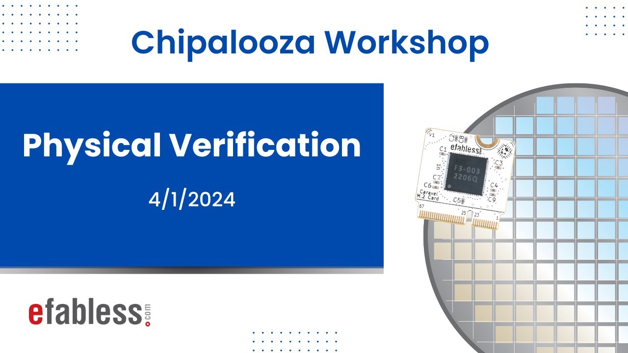 Chipalooza Workshop #3: Physical Verification
