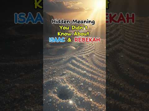 The Hidden Meaning of Abraham, Isaac, and Rebekah #jesus #god