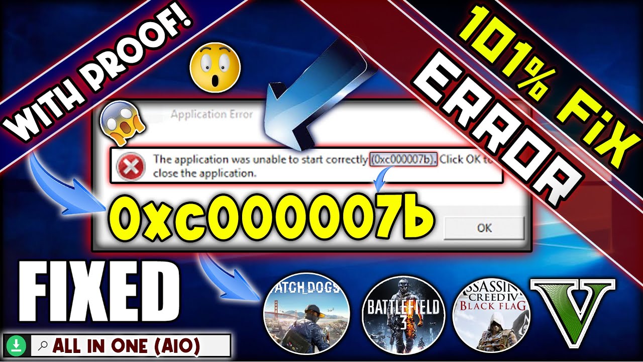 How To Fix 0xc000007b error In Windows 10/8.1/8/7 | [ Best Method ] | [ 101 % Solved ]. TechWithSaad
