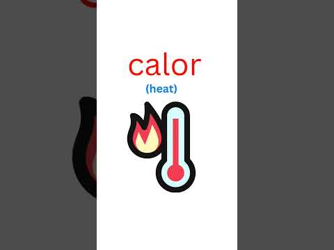 How to say / pronounce heat in Spanish -calor-