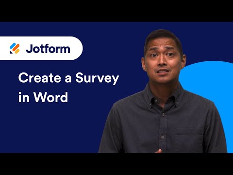 How to create a survey in Microsoft Word | The Jotform Blog