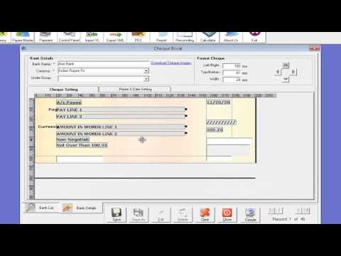 Cheque Printing Software - Cheque Printing Software for PC Latest Price ...