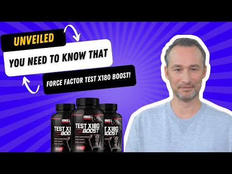 Force Factor Test X180 Boost Review ⚠️ALERT⚠️ Testosterone Booster – Test X180 Boost Really works?