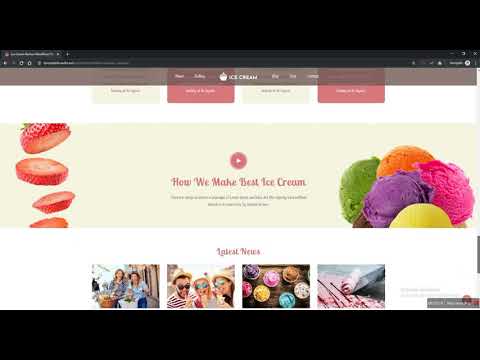 Icecream Parlour WordPress Theme