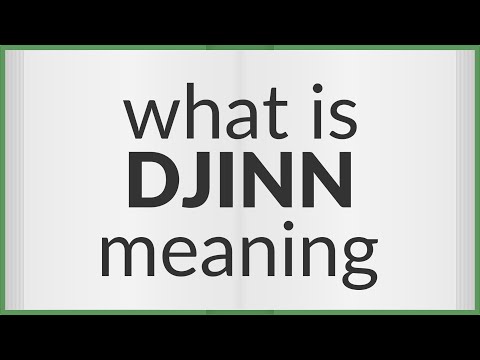 Djinn | meaning of Djinn
