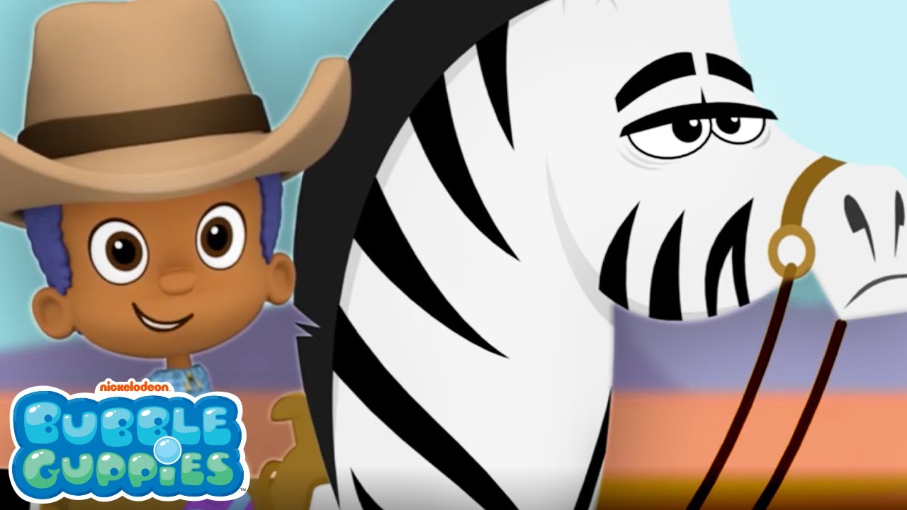 Do Cowboys Ride Zebras? 🤠🦓 ft. Goby and Gil! | Bubble Guppies