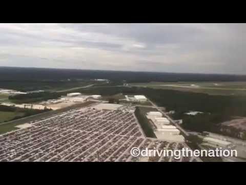 Landing at Houston, Texas International airport on Driving the Natioin