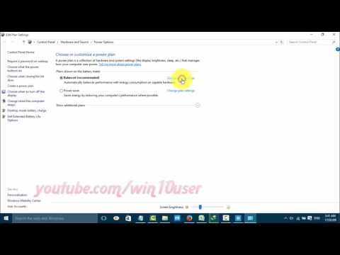 Windows 10 : How to keep screen on