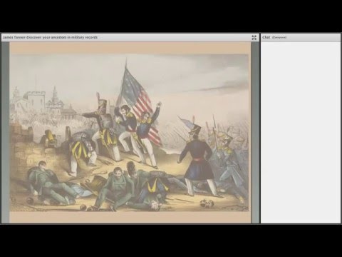 Discovering Your Ancestors in Military Records (Webinar) - James Tanner