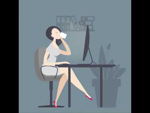 Gif - Coffee at the office