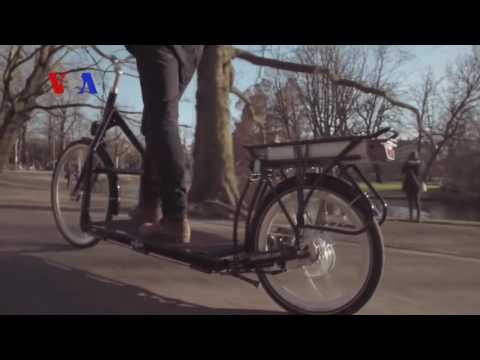 Bike and Treadmill Merged to Create a Walk on Wheels