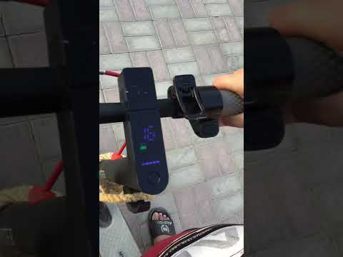 My toys Electric scooter speed test