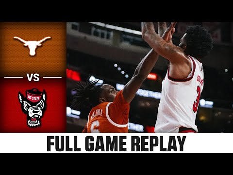 Texas vs. NC State Full Game Replay | 2024-25 ACC Men's Basketball