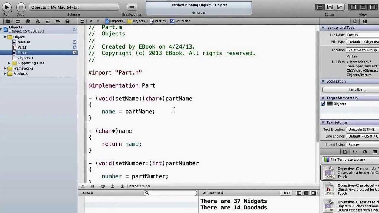 CLASSES AND OBJECTS IN OBJECTIVE C