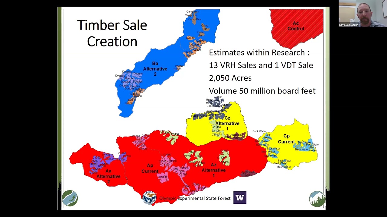 Study implementation through DNR’s timber sale program
