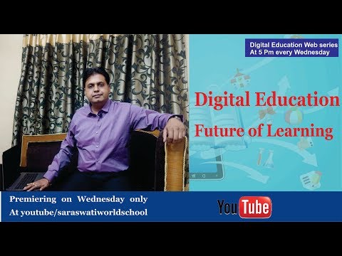 Digital Education - the future school of teaching and educational smart classroom technology