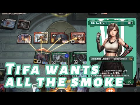 Tifa Lockhart Wants ALL the Smoke π₯ Final Match Is Wild! #mtg #mtga #tifa #finalfantasy #commander