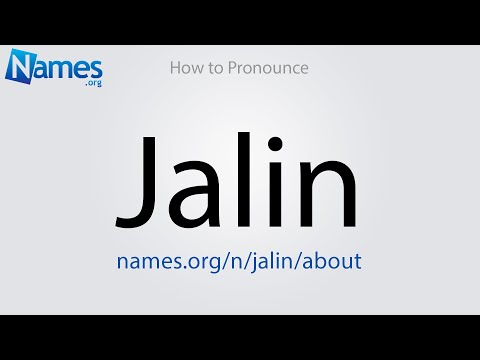 How to Pronounce Jalin