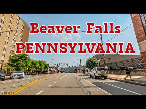 Driving Beaver Falls 4K - Pennsylvania