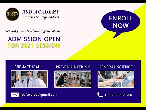 Adobe Photoshop - How Design a Simple and Attractive Banner/Poster for Your School/College/Academy