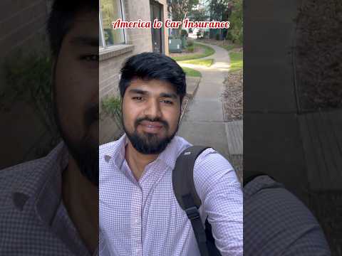 America lo Car Insurance kastalu 🤦♂️ #america #studyabroad