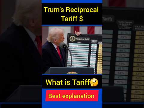 Trump's Reciprocal Tariff | What is Reciprocal Tariff | Tariff meaning in hindi #economics #ytshorts