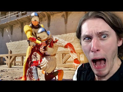 “Jerma Plays Half Sword Physics… Who Wins?”