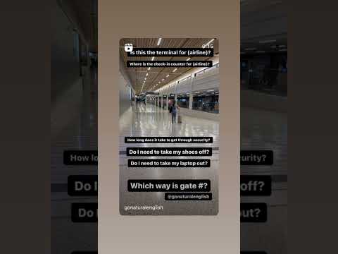 Airport Travel Phrases (Essential)