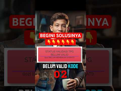 Solusi belum valid info gtk kode 02
